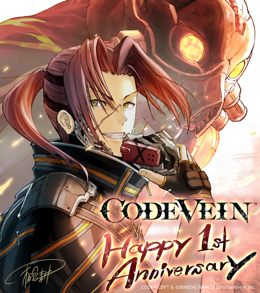 Safebooru - 1boy absurdres anniversary code vein green eyes highres itakura koichi (artist ...