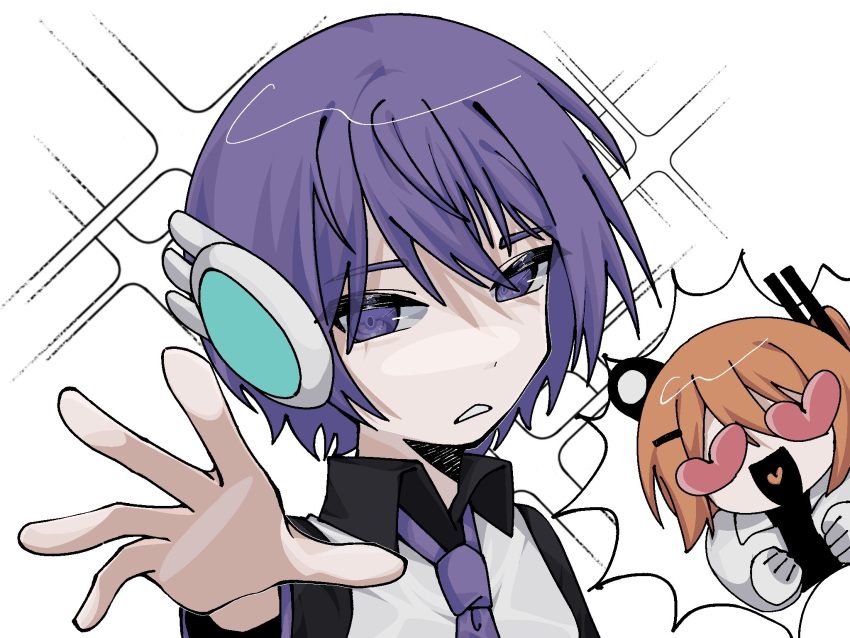 Safebooru - 2girls a.i. voice adachi rei chibi chibi inset collared ...