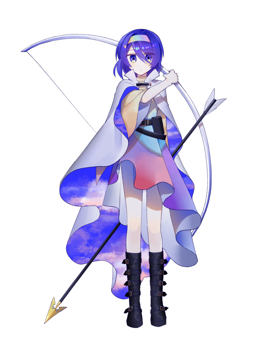 Safebooru - 1girl arrow (projectile) belt belt bag belt buckle black ...