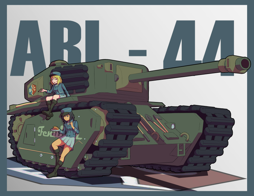 Safebooru - absurdres andou (girls und panzer) arl-44 bc freedom ...