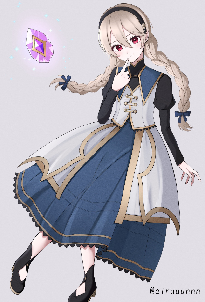 Safebooru - 1girl absurdres aged down arururunnnn black hairband braid ...