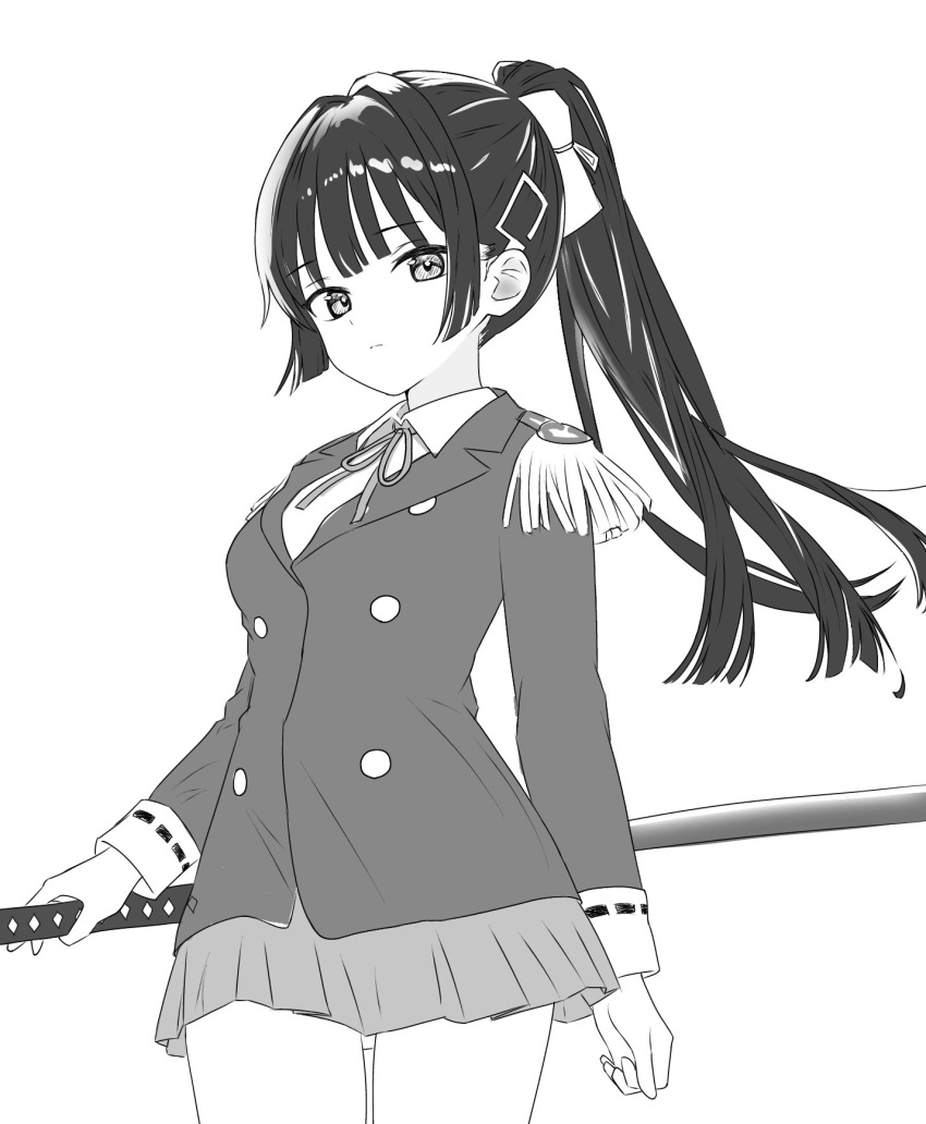Safebooru 1girl Alternate Costume Black Hair Black Jacket Blunt Bangs 9739