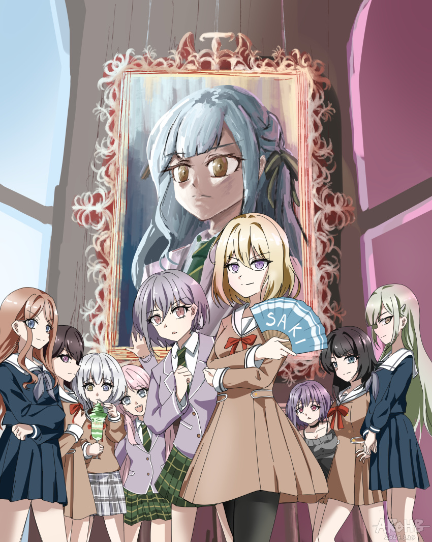 Safebooru - 1755328969 6+girls absurdres akuyaku reijou tensei ojisan ave mujica (bang dream ...