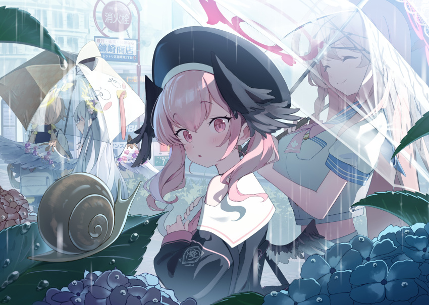 Safebooru - 1girl absurdres azusa (blue archive) bare shoulders beret ...