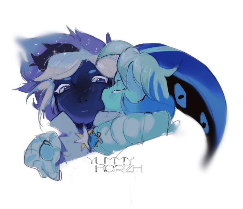 Safebooru - blue eyes blue fire blue hair blue skin brooch colored skin cookie run cookie run ...