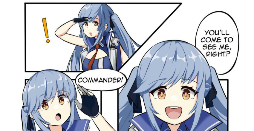 Safebooru - 1girl azur lane essex (azur lane) long hair looking at viewer twintails | 5705421