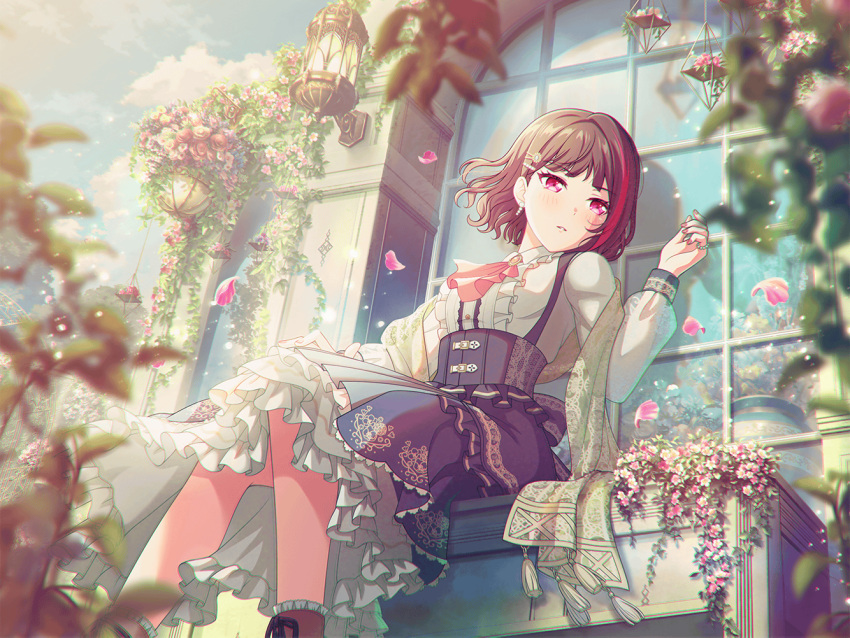 Safebooru - bang dream! black hair dress mitake ran red eyes short hair | 5708403