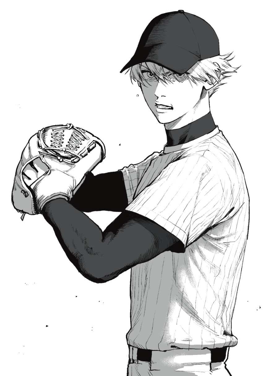 Safebooru - 1boy ayasegawa jirou baseball cap baseball jersey baseball ...