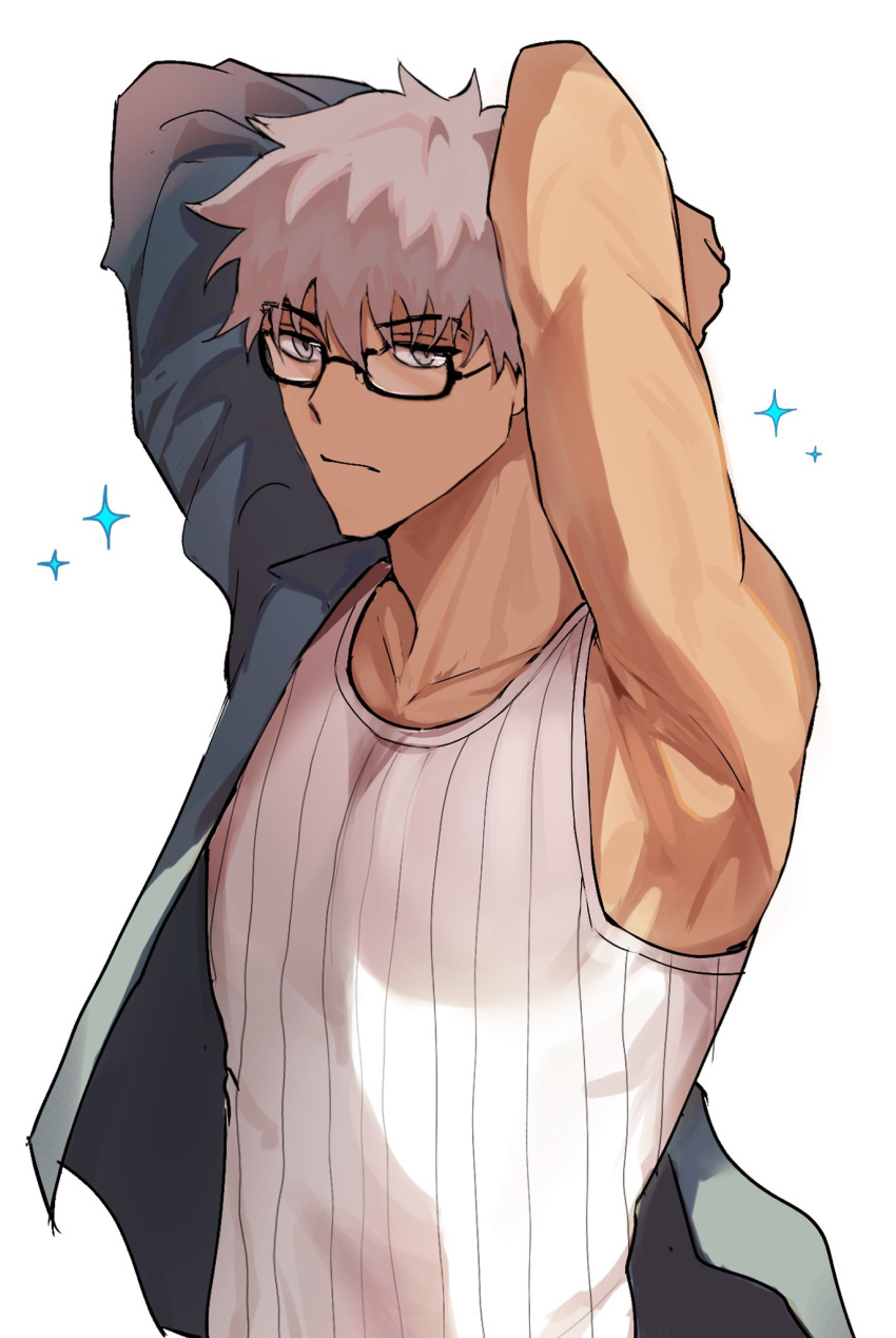 Safebooru - 1boy archer (fate) archer (summer casual) (fate) dark-skinned male dark skin fate ...