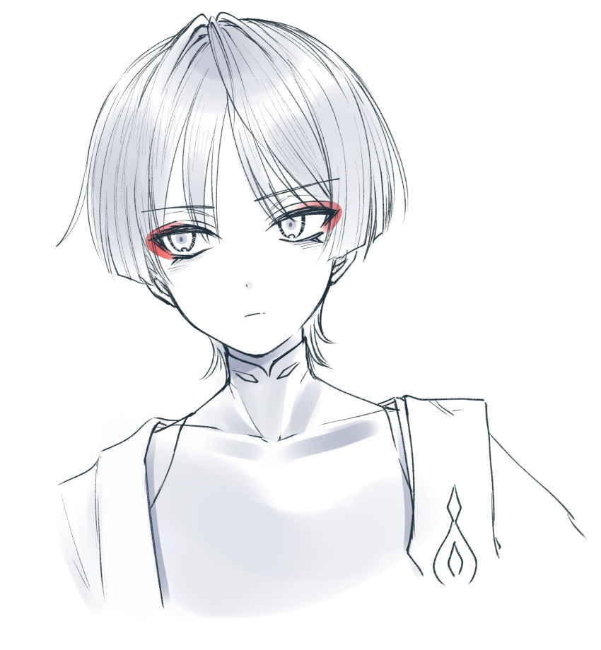 Safebooru - 1boy amano hotaru (hotaama) blunt ends bodysuit closed mouth covered collarbone ...