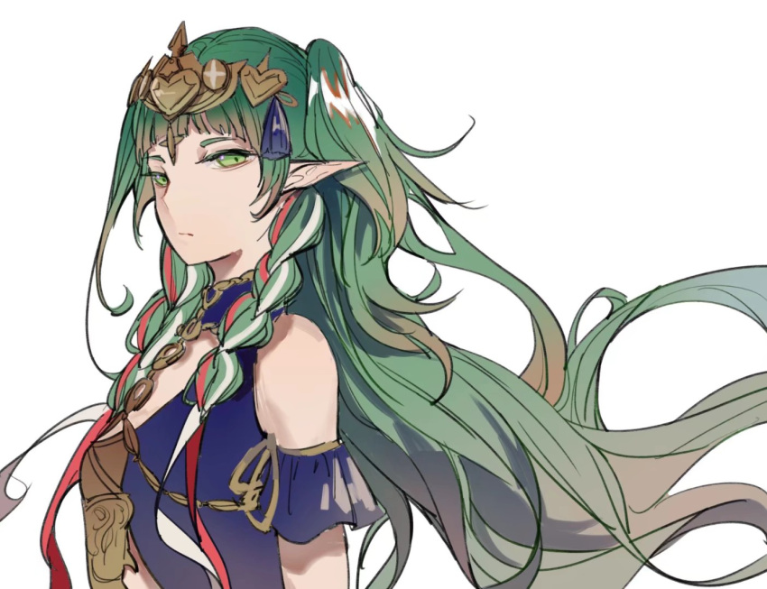 Safebooru - 1girl blue dress bow chocolate (jitong) dress fire emblem ...