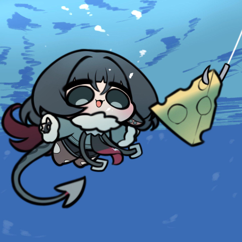 Safebooru - 1girl animal ears cheese fishing line jane doe (zenless ...