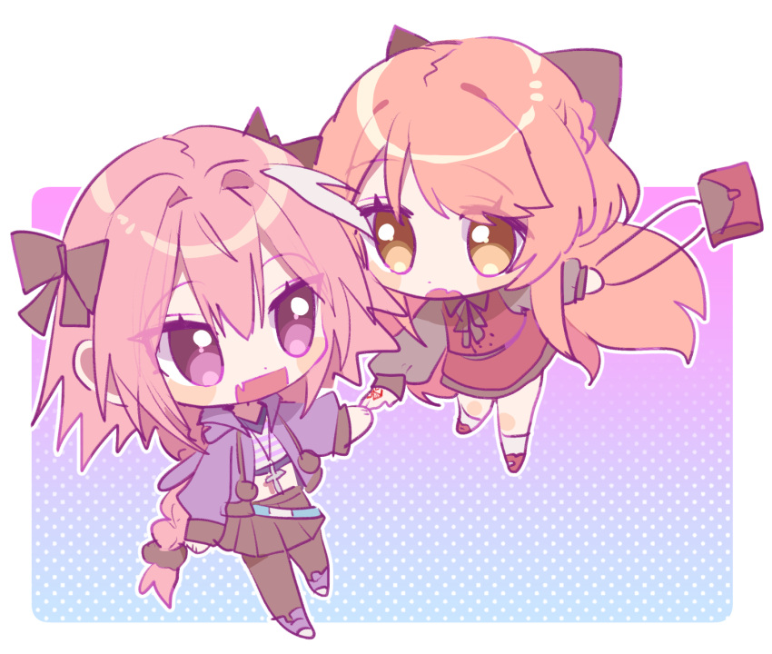 Safebooru - 1boy 1girl astolfo (fate) astolfo (memories at trifas ...