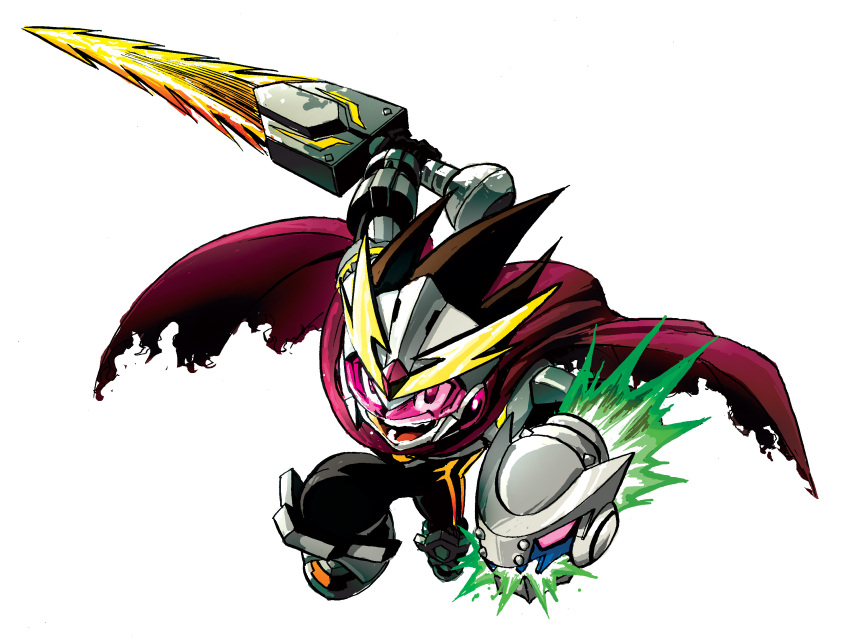 Safebooru - 1boy arm cannon assault visor black bodysuit bodysuit cape ...