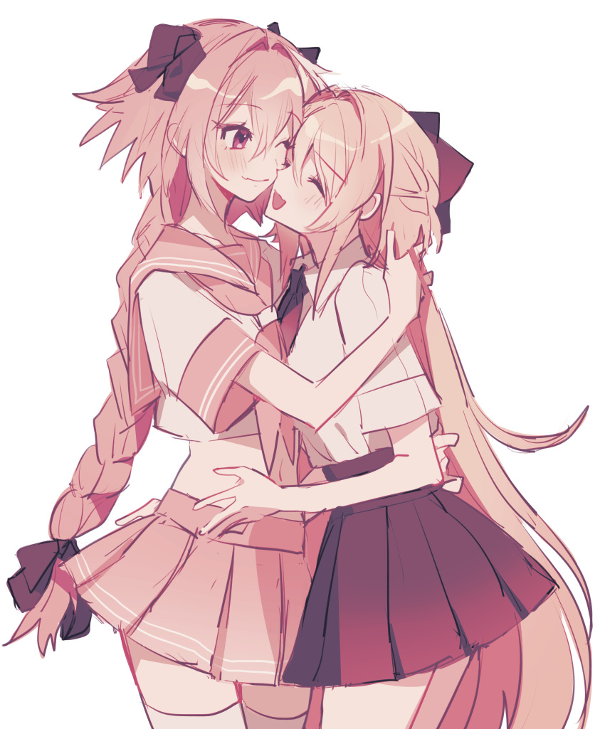 Safebooru - 1boy 1girl absurdres astolfo (fate) astolfo (sailor paladin ...