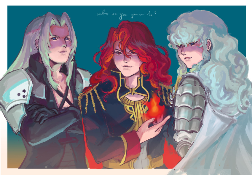 Safebooru - 3boys armor arvis (fire emblem) bakanachos berserk ...