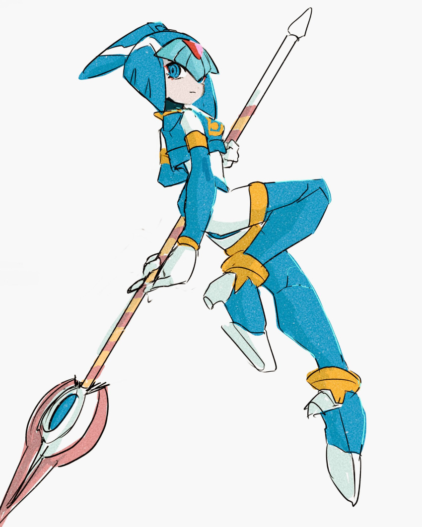 Safebooru - 1girl alternate headwear armor blue armor blue eyes blue ...