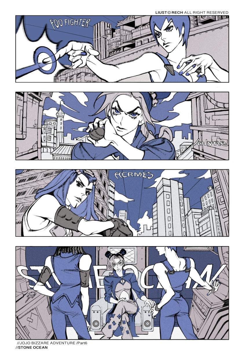 Safebooru - 3girls absurdres ball baseball (object) baseball mitt blue theme braid braided ...