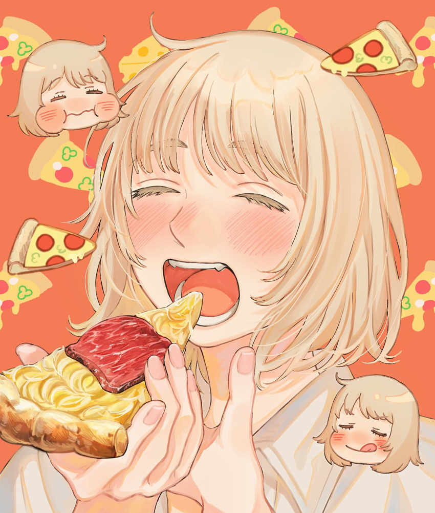 Safebooru - 1girl :q alt text blonde hair blush chibi chibi inset ...