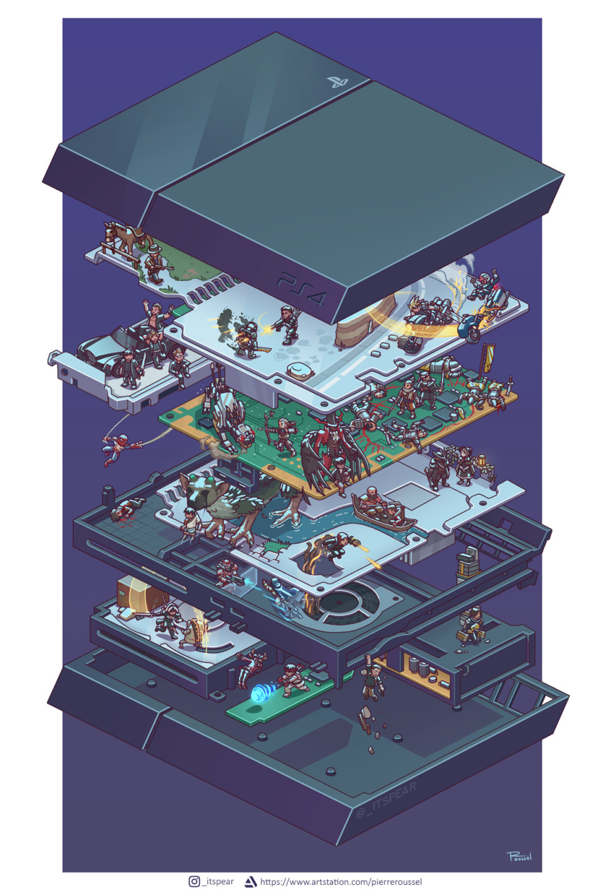 Safebooru - 2b (nier:automata) 3others 4girls 6+boys aloy (horizon) amamiya ren ambiguous gender ...