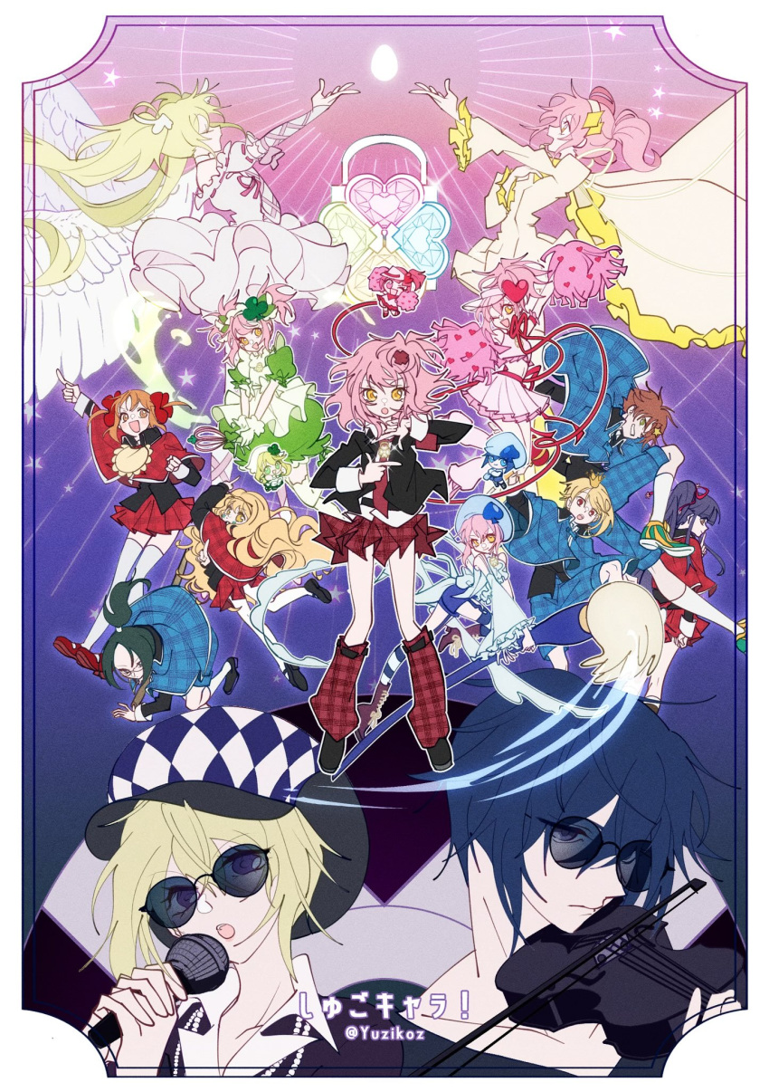 Safebooru - 6+boys 6+girls amulet clover amulet dia amulet heart amulet ...