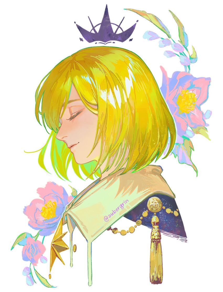 Safebooru - 1girl aubergrin blonde hair closed eyes closed mouth coco (tongari boushi no atelier ...