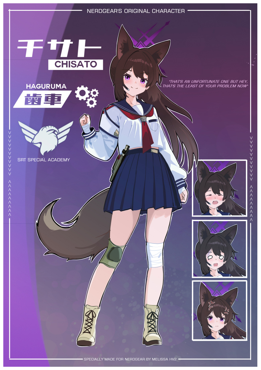 Safebooru - 1girl absurdres anger vein angry animal ear fluff animal ears blue archive blue ...