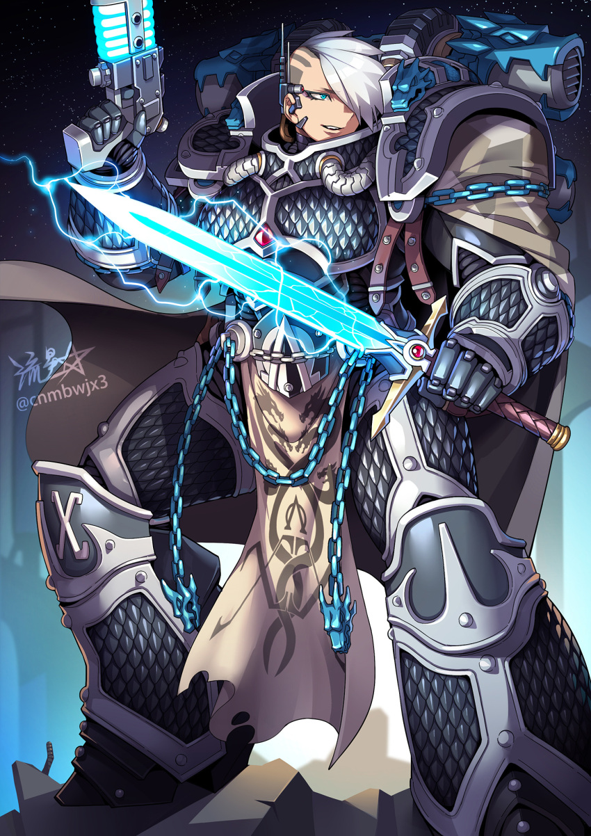 Safebooru - 1girl alpha legion alpharius alpharius omegon armor ...