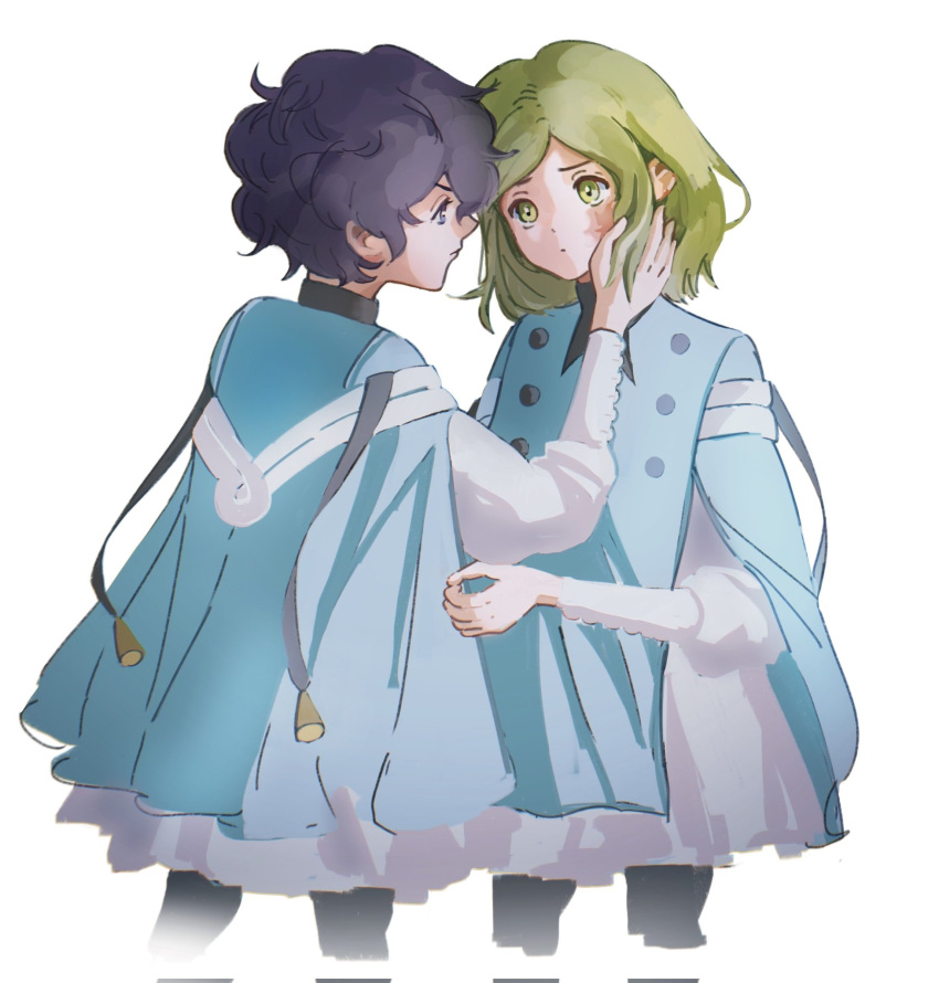 Safebooru - 2girls agott (tongari boushi no atelier) black leggings carmencaaramel coco (tongari ...