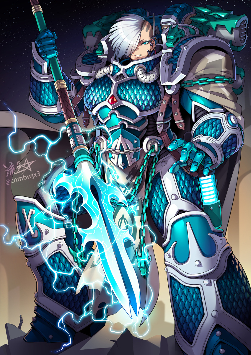 Safebooru - 1girl alpha legion alpharius alpharius omegon armor ...