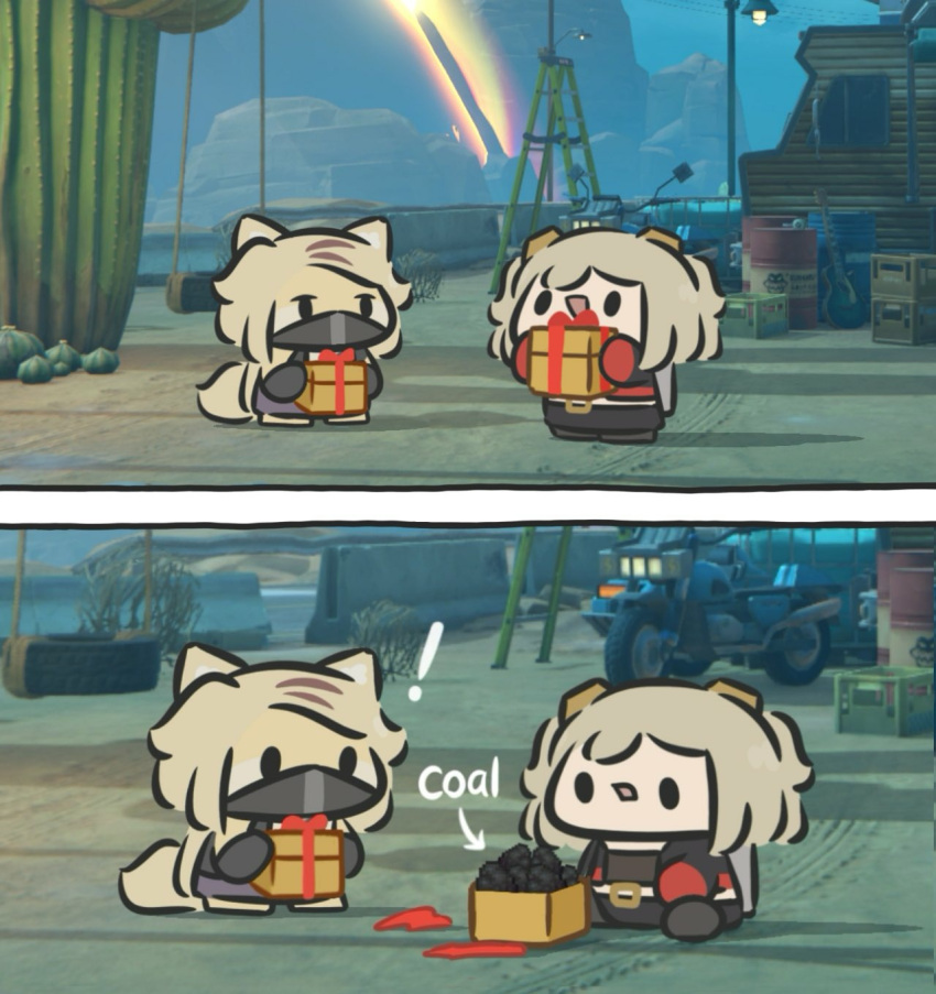 Safebooru - animal ears burnice white coal long hair medium hair ...