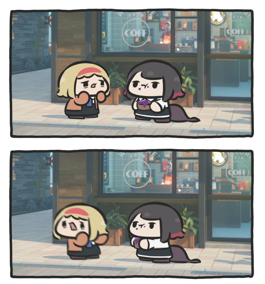 Safebooru - ellen joe medium hair multiple girls ruby (zenless zone ...