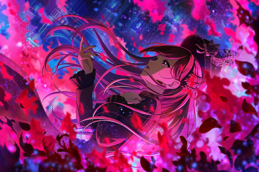 Safebooru - aoyagi tsubaki black eyes black hair d4dj dress long hair | 5894660