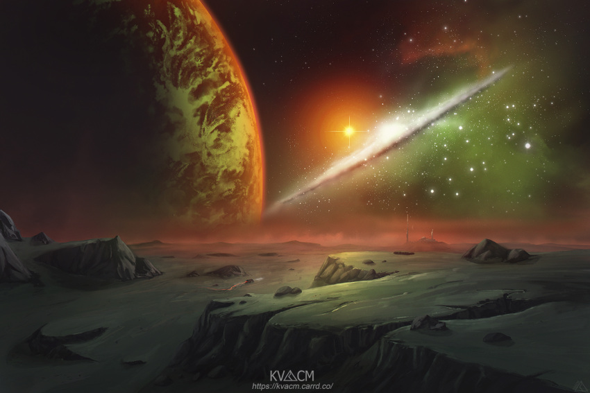 Safebooru - artist logo city galaxy kvacm landscape logo motor vehicle ...