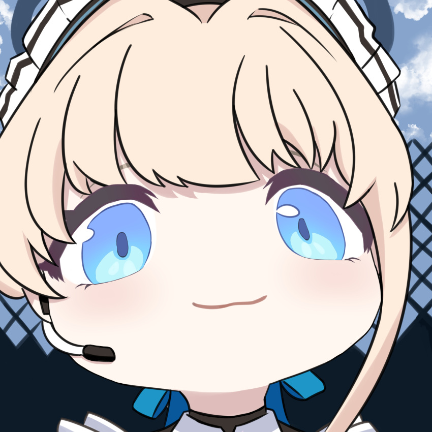 Safebooru - 1girl absurdres blonde hair blue archive blue eyes chibi ...