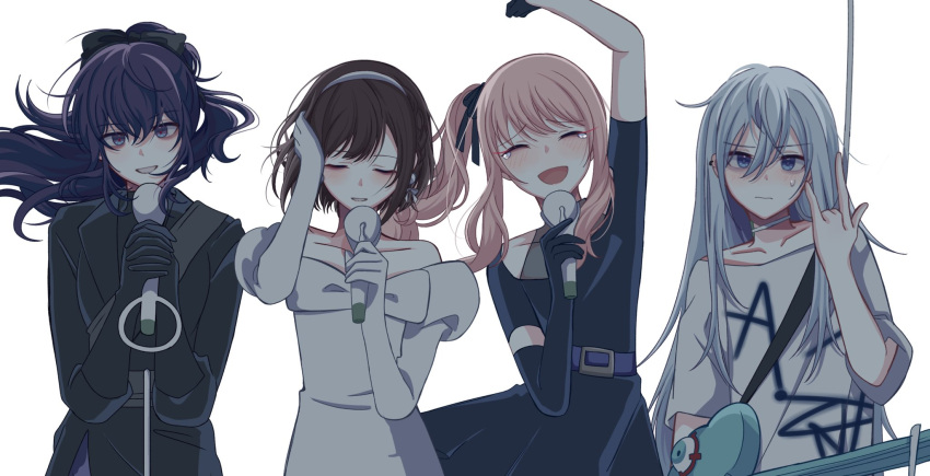 Safebooru - 1other 25-ji nightcord de. (project sekai) 3girls \m/ akiyama mizuki alien stage arm ...