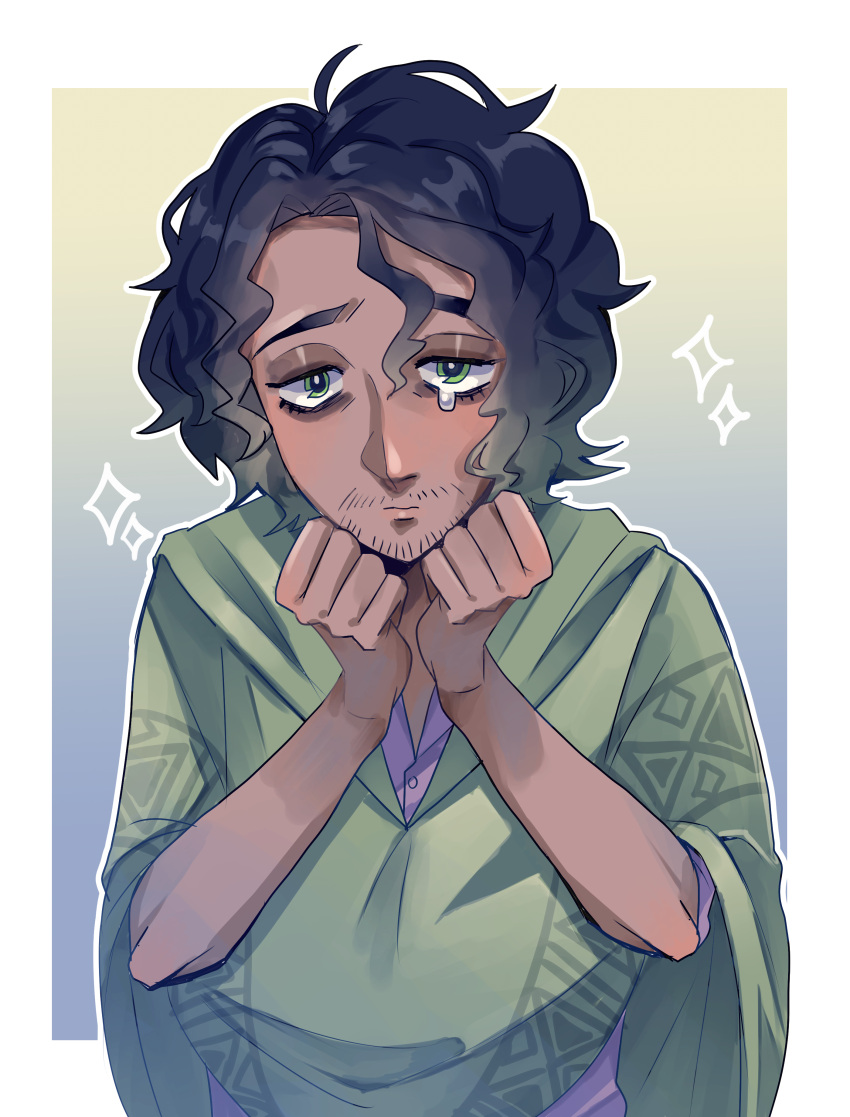 Safebooru - 1boy absurdres arepa black hair brown hair bruno madrigal colombian clothes curly ...