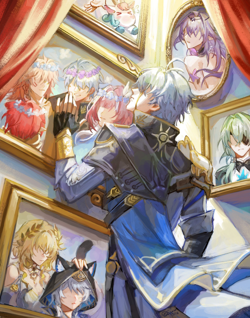 Safebooru - 1boy absurdres aglaea (honkai: star rail) ahoge anaxa ...