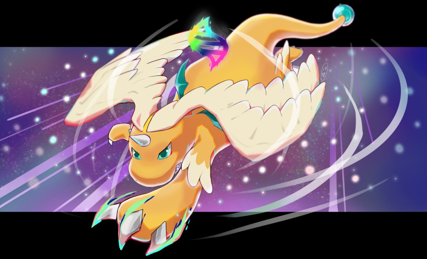 Safebooru - 0rion1798 claws colored skin dragonite feathered wings ...