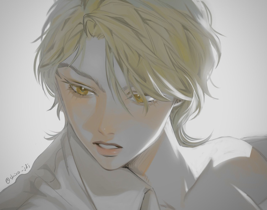 Safebooru - 1boy birthmark bishounen blonde hair dio brando ear ...