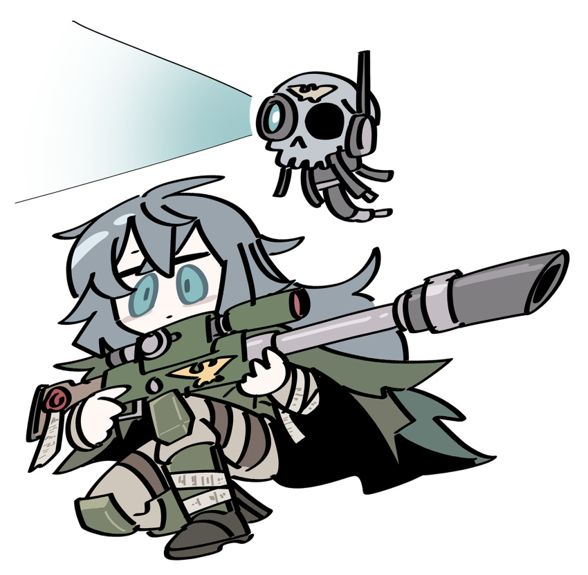 Safebooru - 1girl astra militarum black survival drone empire1803 ...