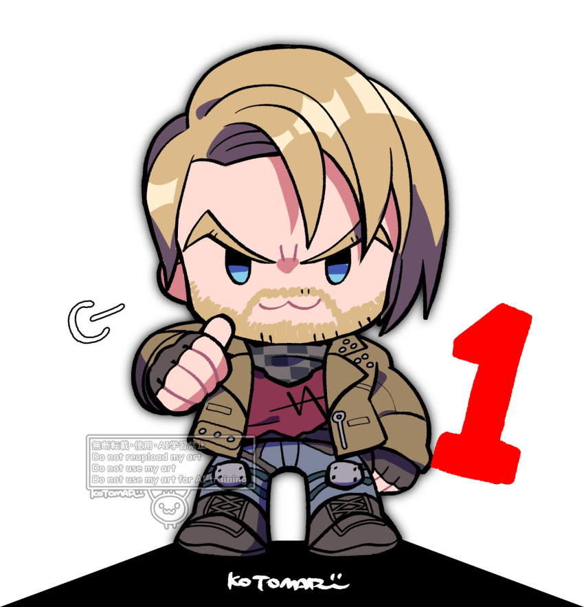 Safebooru - 1boy :3 beard blue eyes boots brown boots brown hair brown ...