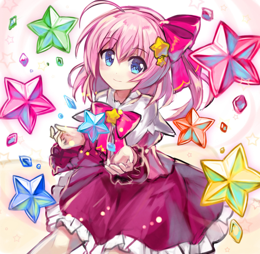 Safebooru - 1girl animification blush stickers bow dress fuepo ...