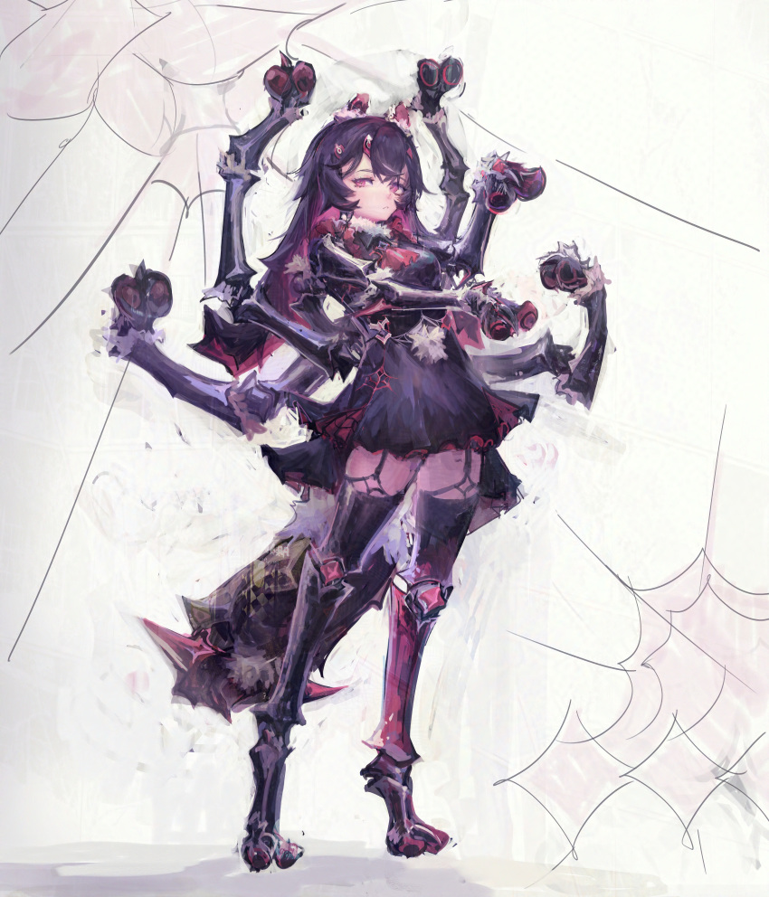 Safebooru Absurdres Arachne Arthropod Girl Arthropod Limbs Breasts 3348