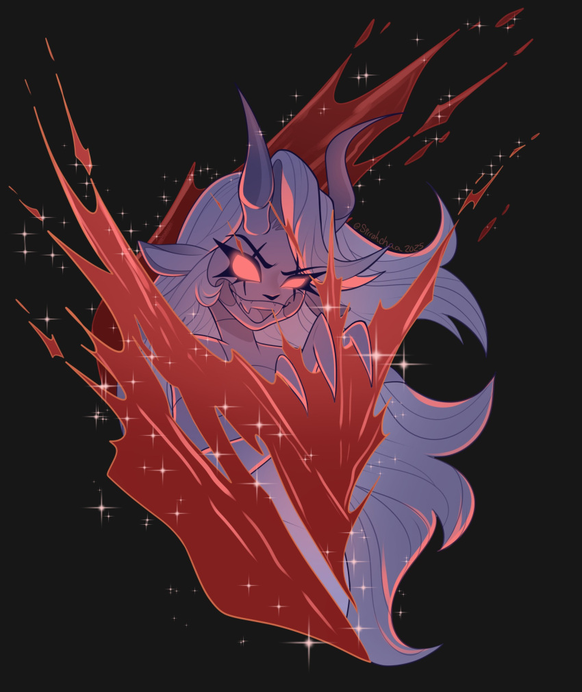 Safebooru - 1girl absurdres artist name black background blood blush ...