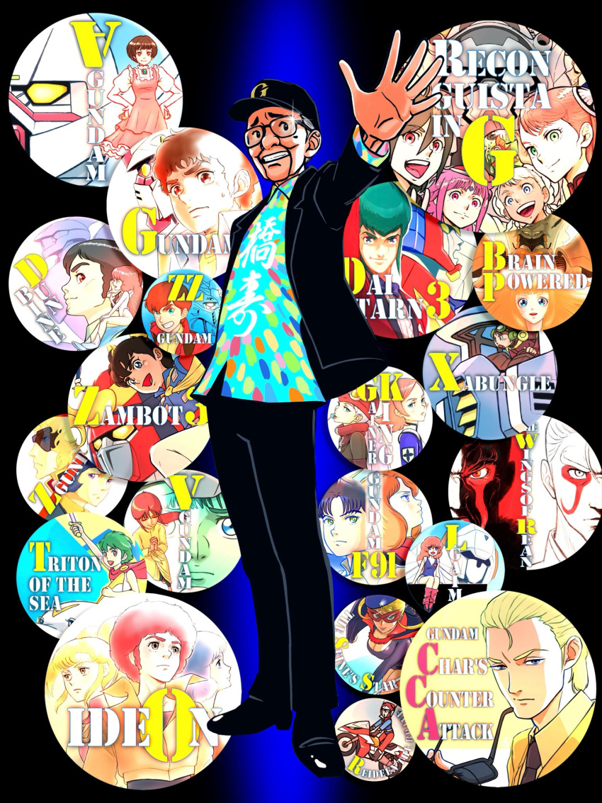 Safebooru - 6+boys 6+girls afro aida rayhunton amuro ray aobito ...