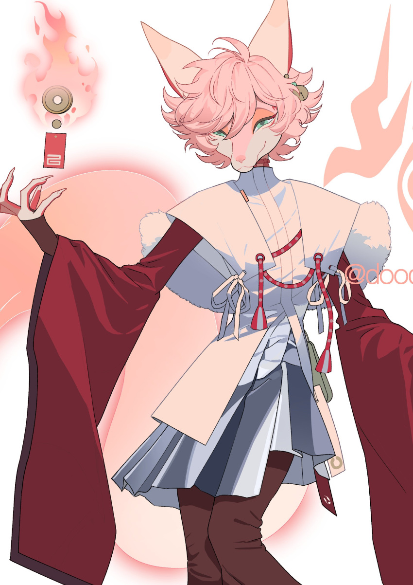 Safebooru - 1boy absurdres animal ears claws closed mouth commentary ...