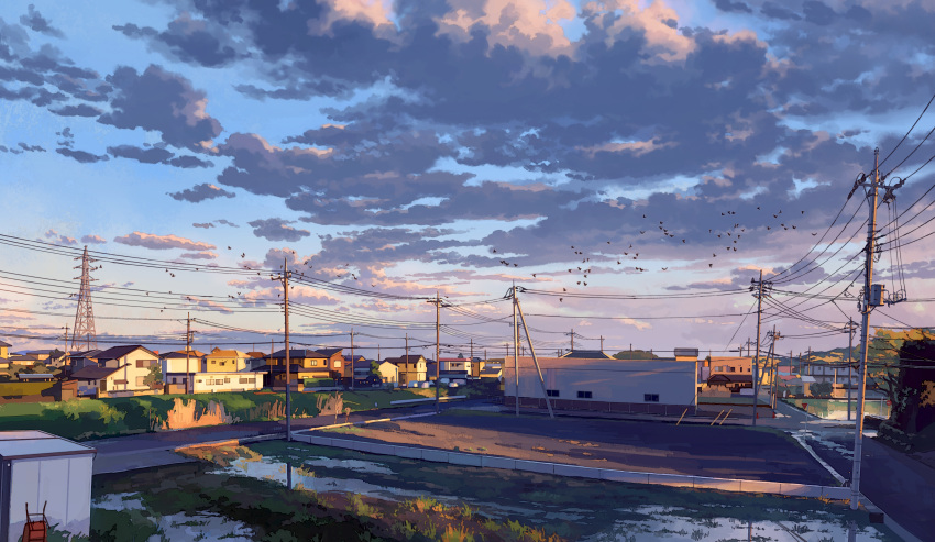 Safebooru - absurdres blue sky clouds cloudy sky commentary request ...