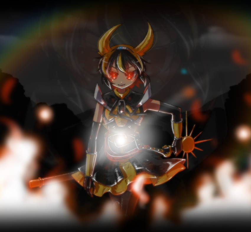 Safebooru - 1girl alternate costume armor armored dress crossover ...