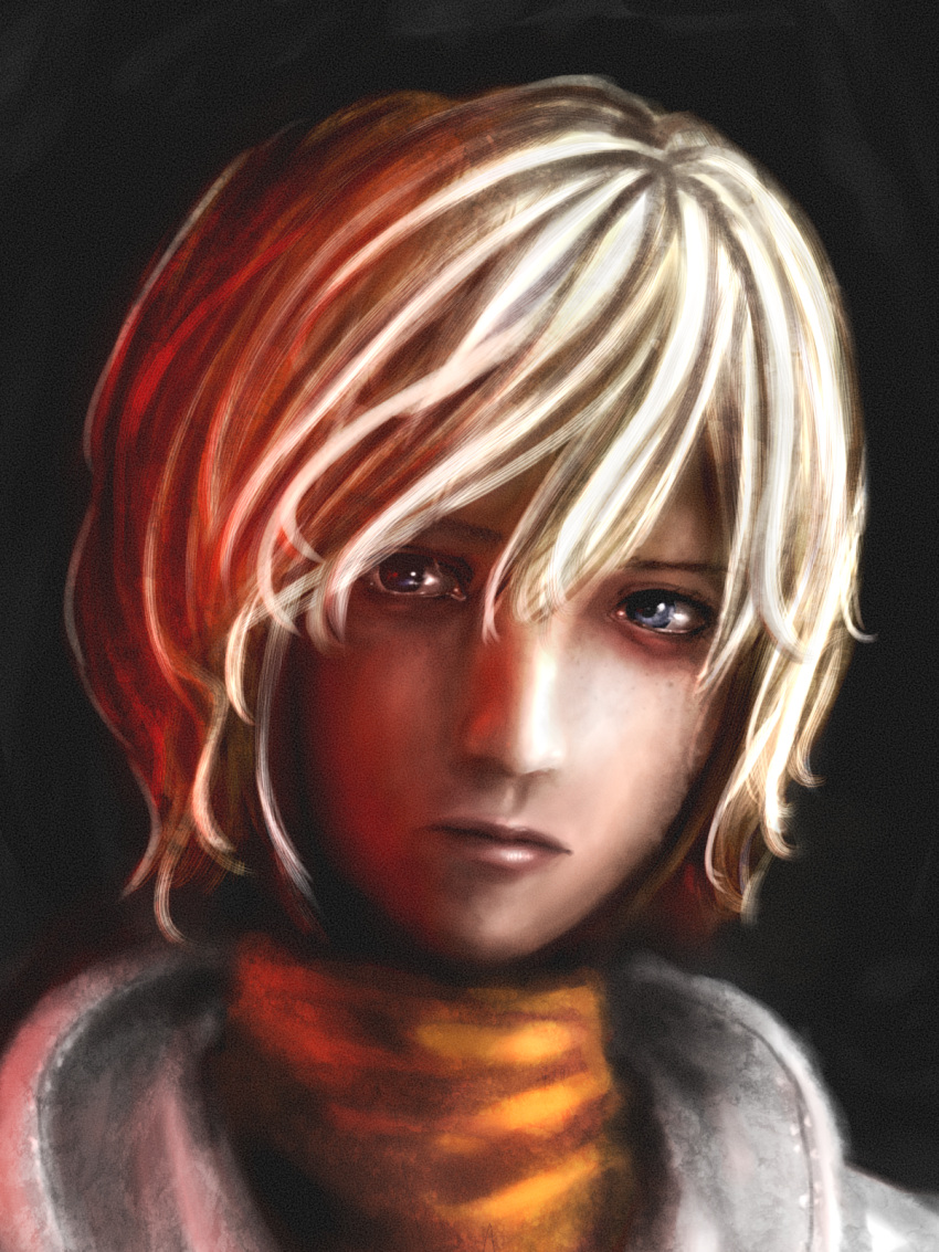 Safebooru 1girl Blonde Hair Face Heather Mason Highres Short Hair 0669
